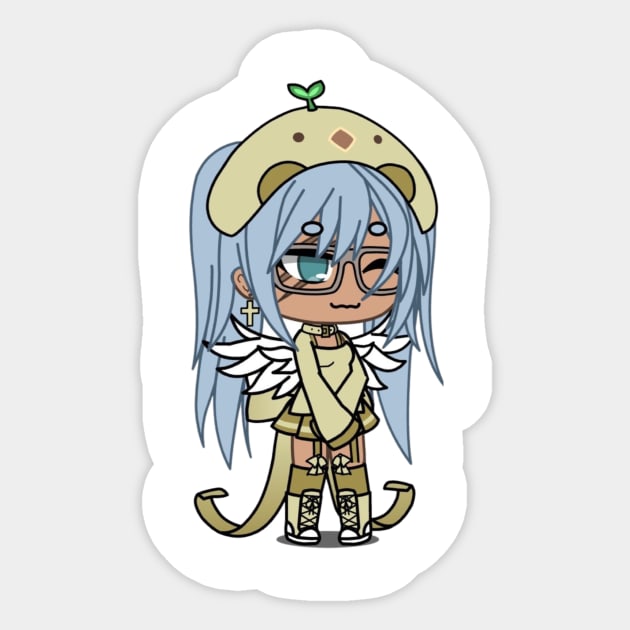 Gacha Angel Gacha Life Girl Sticker Teepublic